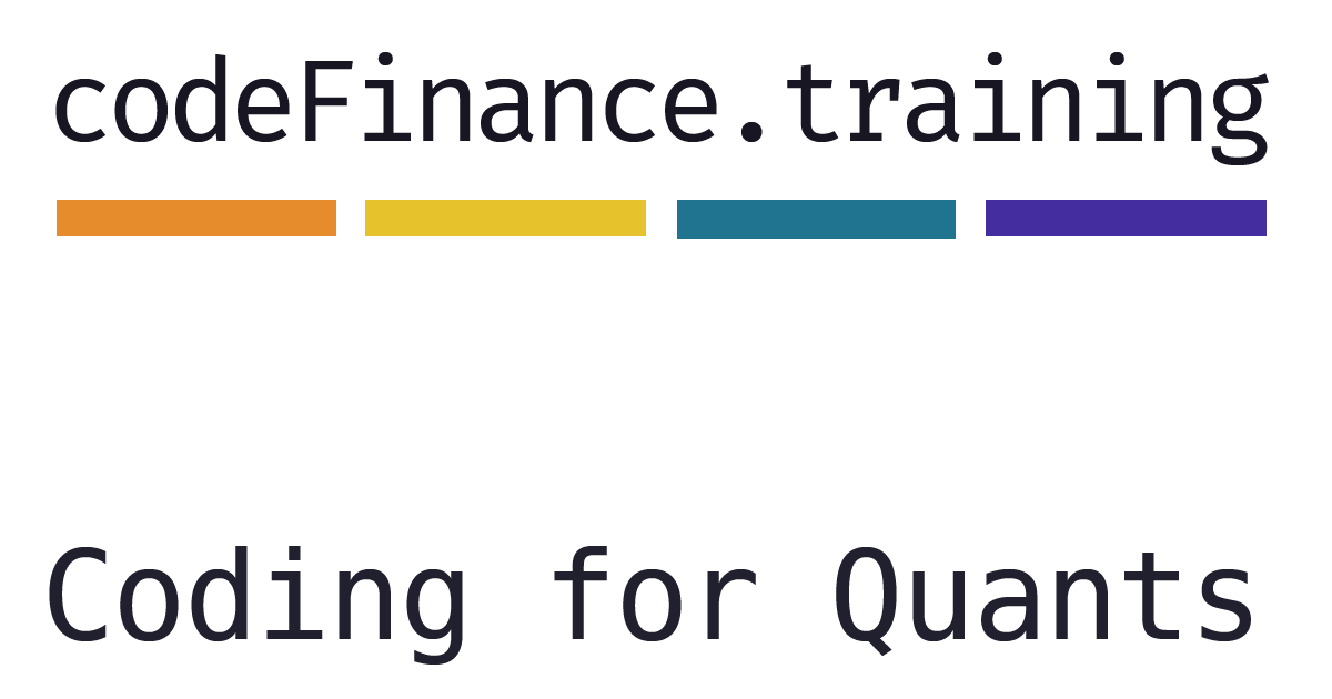 codefinance.training - Coding for Quants